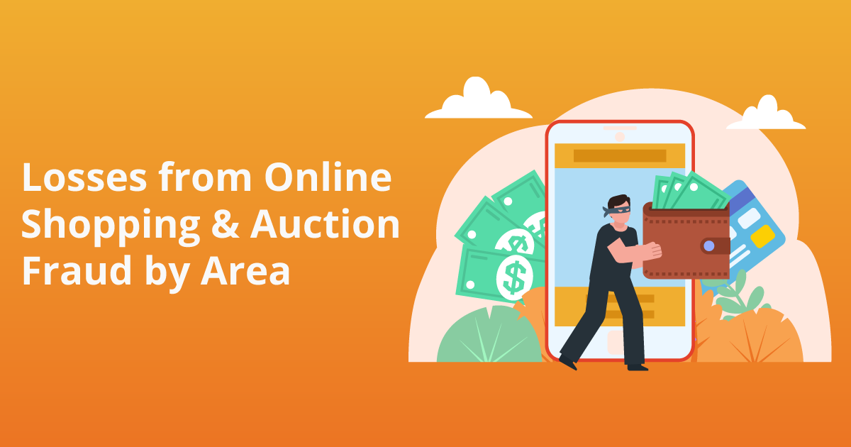Losses from Online Shopping & Auction Fraud by Area